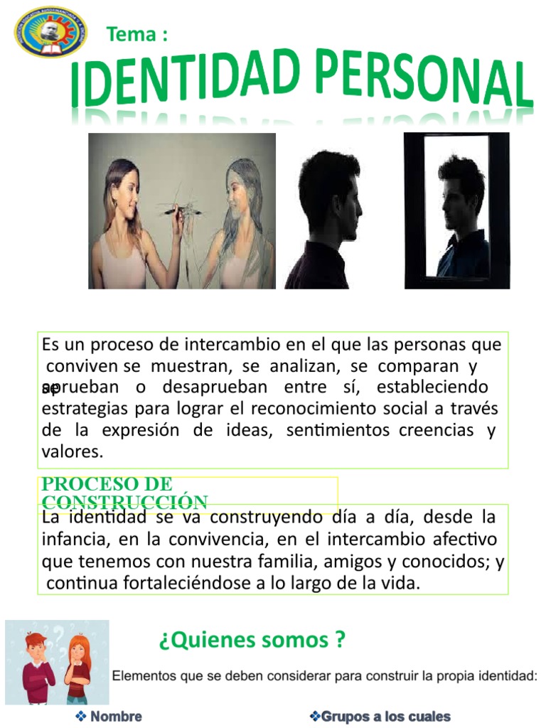 Tema 06 Identidad Personal | PDF
