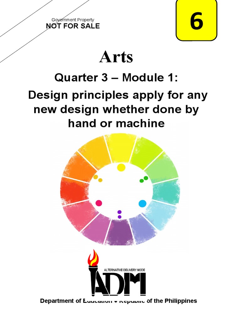 Quarter 3 - Module 1: Design Principles Apply For Any New Design ...