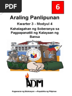 Araling Panlipunan Module 6 Quarter 4 | PDF