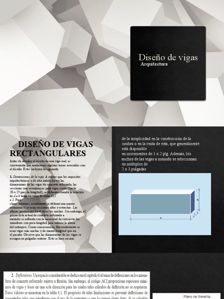 Diseno De Vigas Pdf Hormigón Diseño