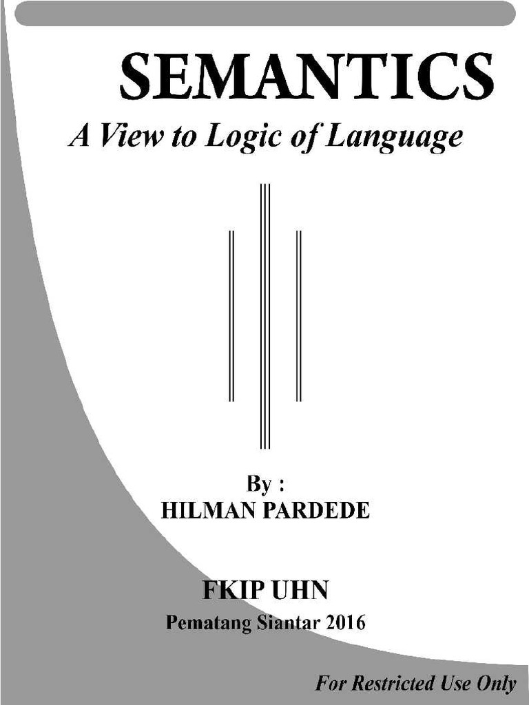 Semantics | PDF | Semantics | Linguistics
