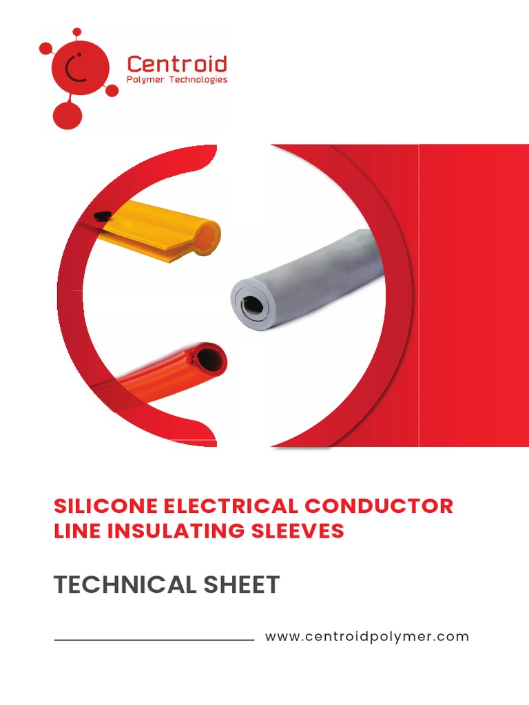 Technical Sheet: Silicone Electrical Conductor Line Insulating Sleeves ...