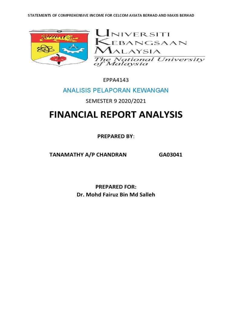 Financial Analysis: Celcom vs Maxis | PDF | Book Value | Income Statement