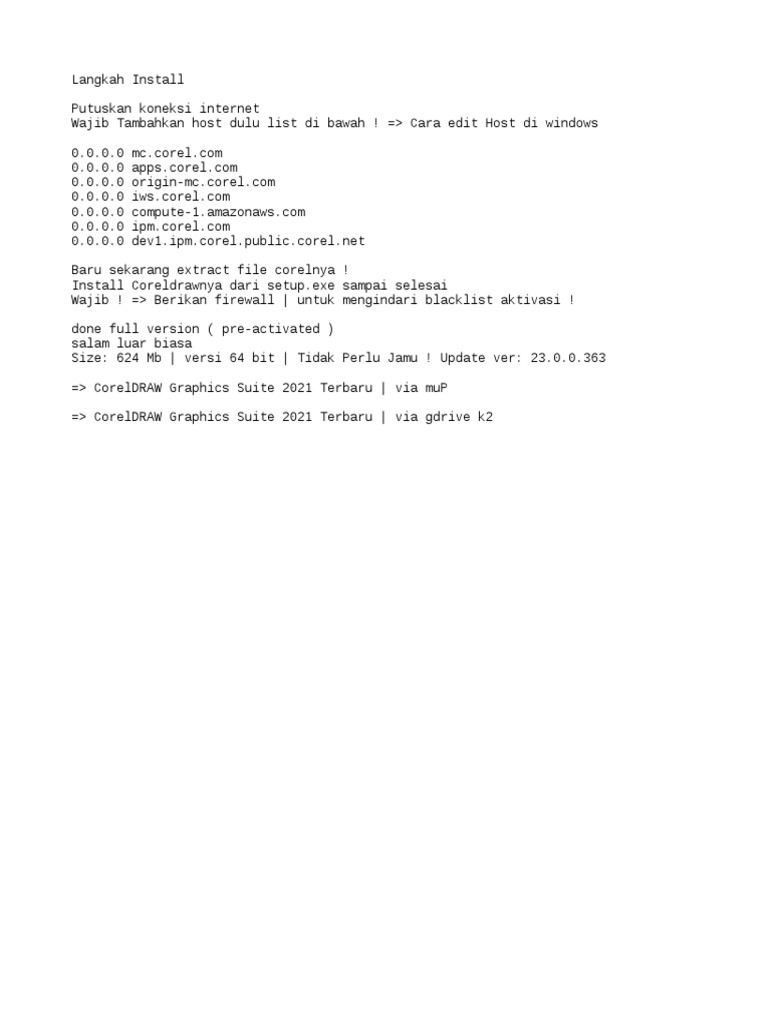 Corel 2021 | PDF | Griya & Taman | Komputer