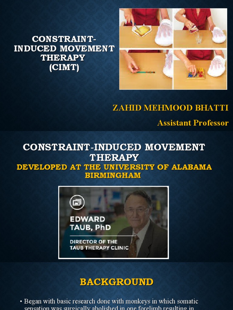 Constraint Induced Movement Therapy | PDF | Clinical Medicine | Nervous ...