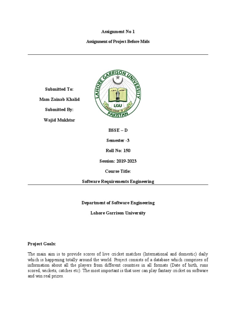 Assignment No 1 (Project Before Mids) | PDF | Mobile App | Google Play