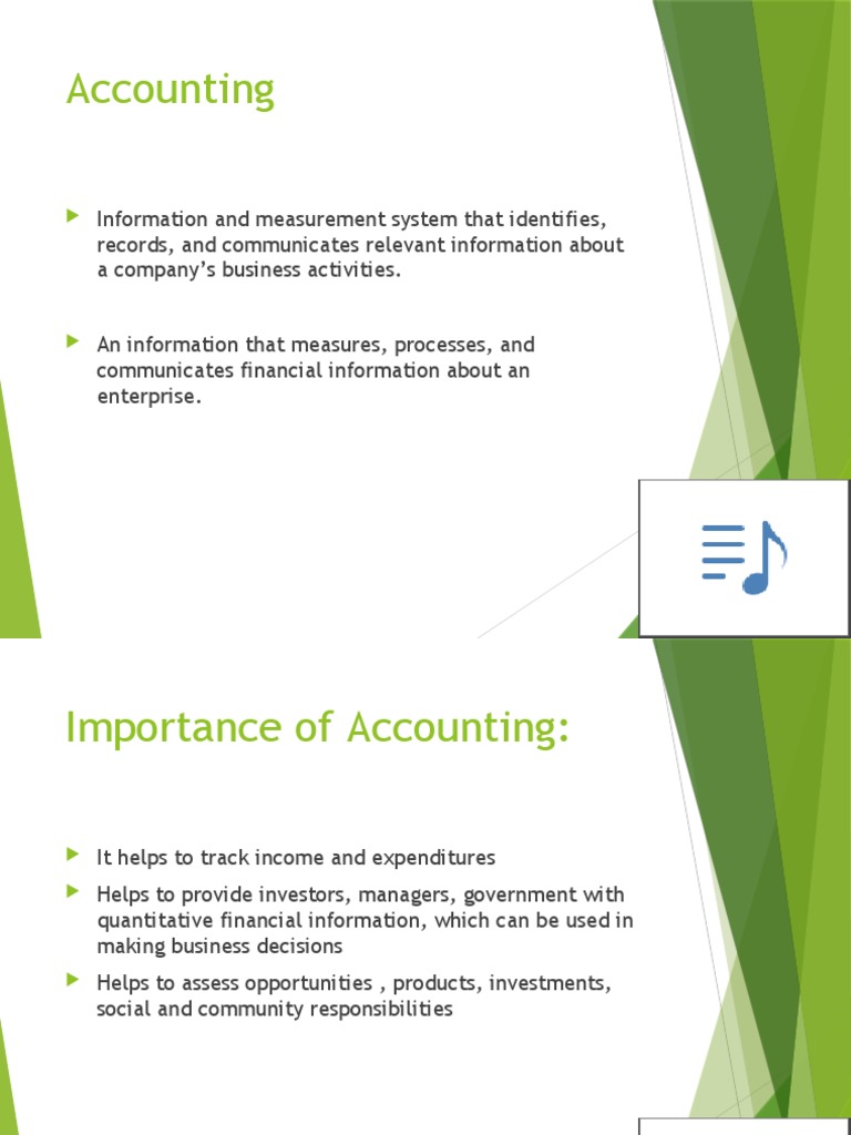 Importance of Accounting Explained | PDF | Accountant | Certified ...