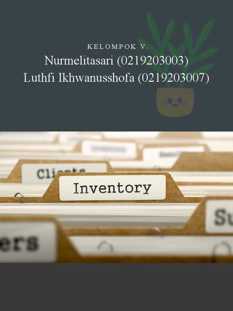 Manajemen Inventory | PDF