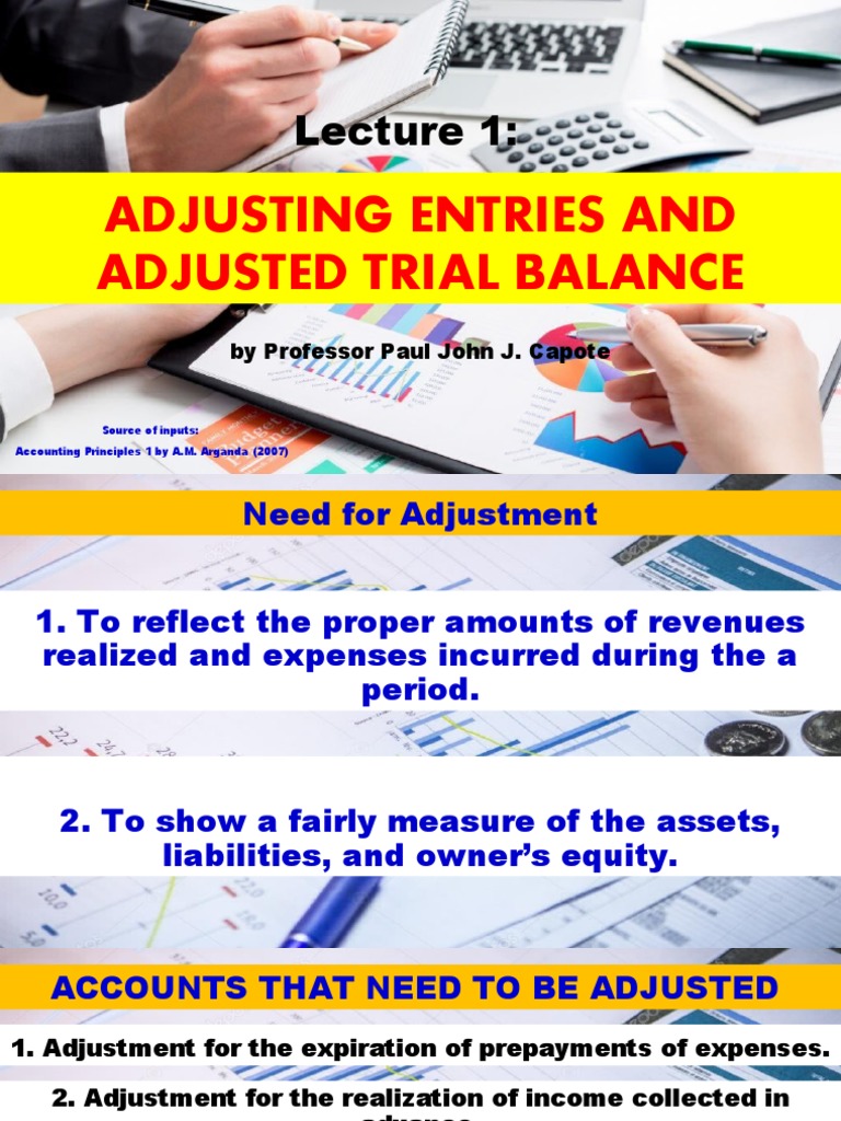 Chapter 4 Adjusting Entries | PDF | Debits And Credits | Deferral