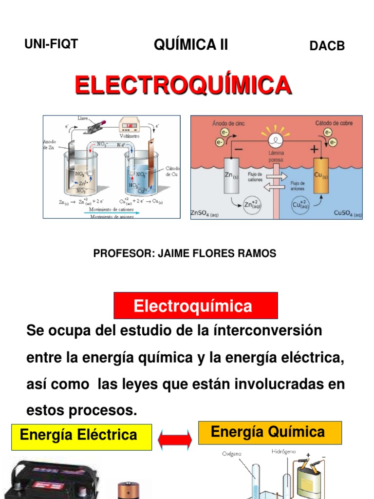 Electroquímica 2 | PDF | Redox | Electroquímica
