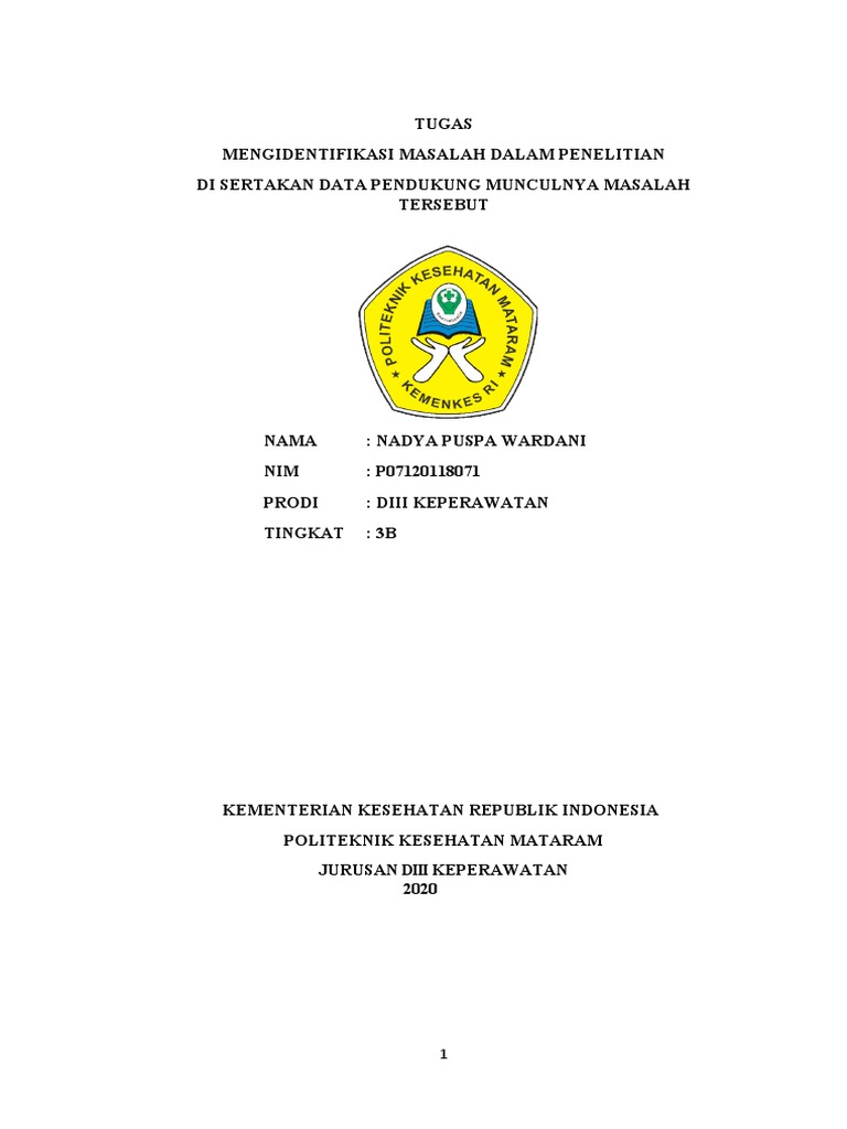 Nadya Puspa Wardani Tugas | PDF | Pengembangan Diri