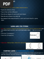 Biconvex and Biconcave Lens Overview | PDF