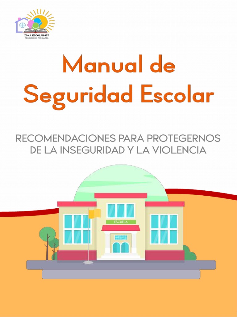 Manual De Seguridad Escolar Pdf Defensa Civil Autodefensa