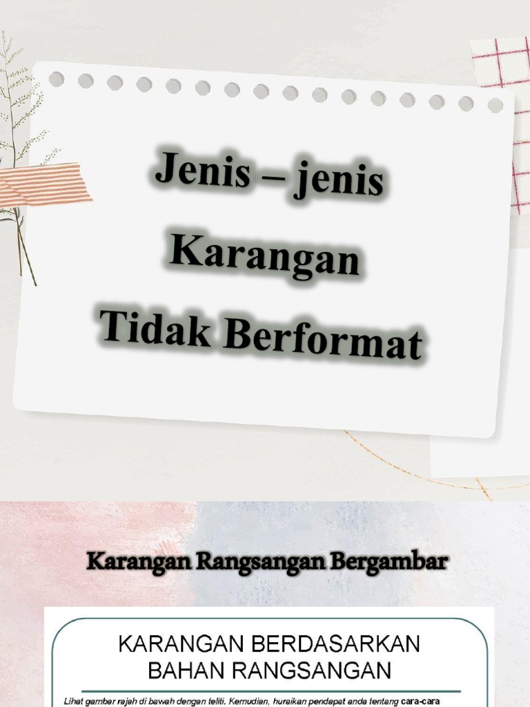 Slide Karangan Tidak Berformat | PDF