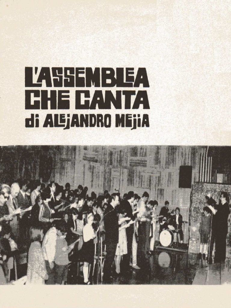 L'ASSEMBLEA CHE CANTA (Alejandro Meja) | PDF