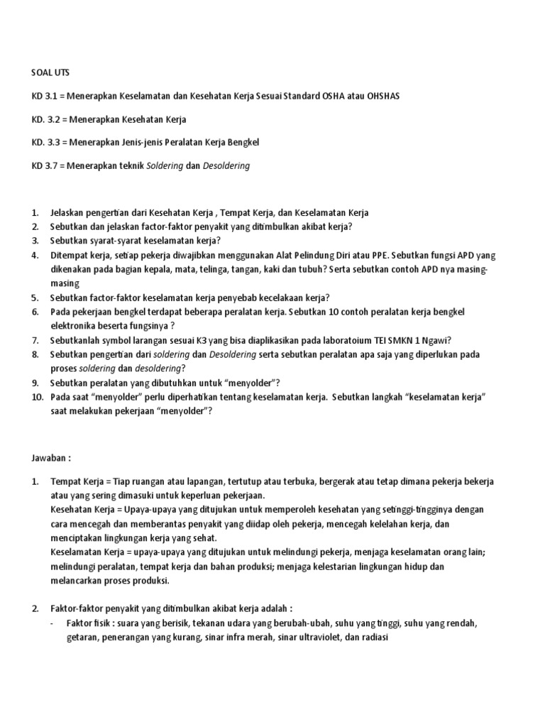 SOAL UTS TKB Dan GT | PDF