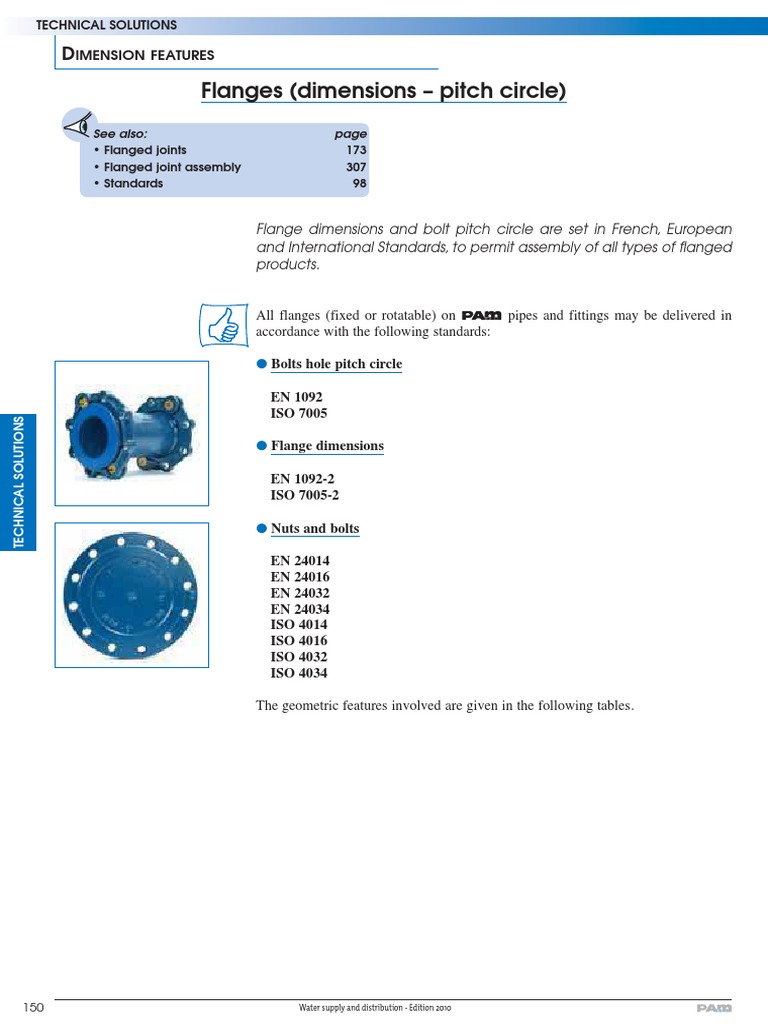 CATALOGUE PAM-en-flanges | PDF | Screw | Gas Technologies