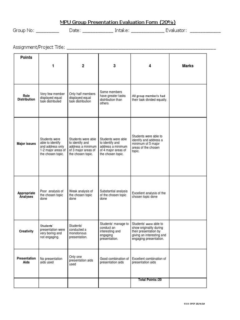 EET Group Presentation Form | PDF | Cognition | Business