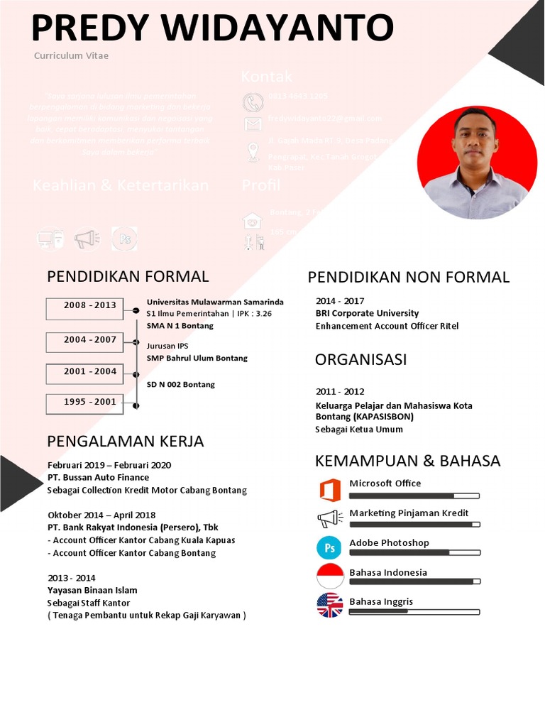 CV Predy Terbaru | PDF