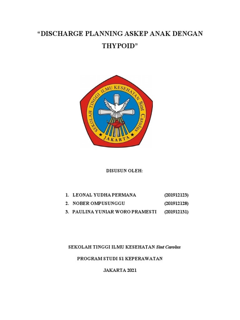 Discharge Planning Askep Anak Dengan Thypoid | PDF | Pengembangan Diri | Kesehatan Holistik