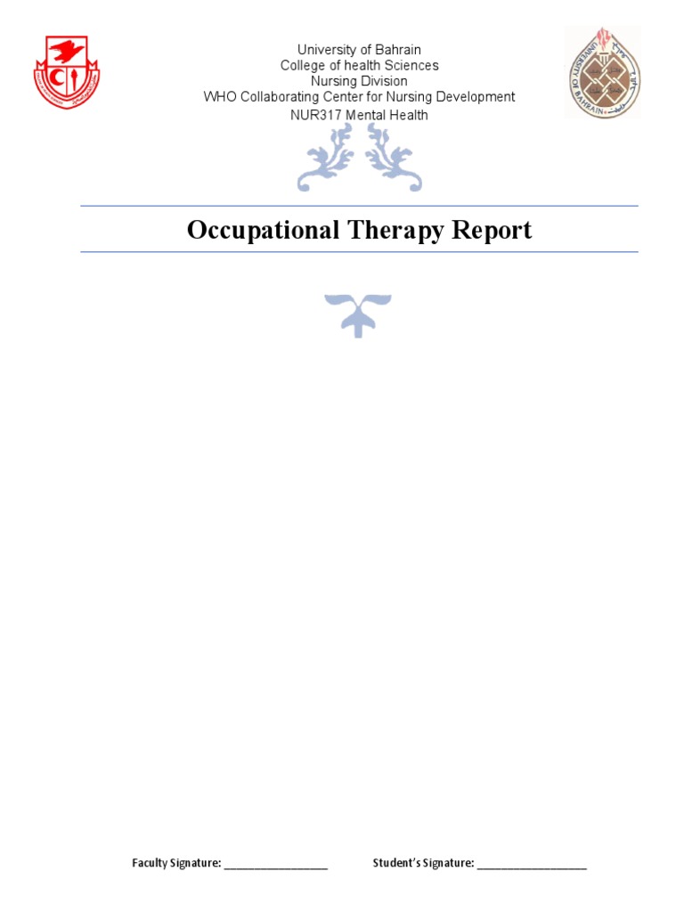 OT Report For Print | Download Free PDF | Art Therapy | Mental Health