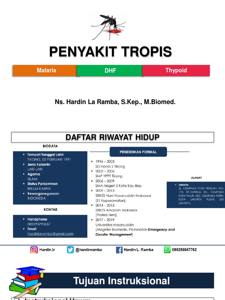 Materi Ajar Malaria, DHF Dan Thypoid | PDF