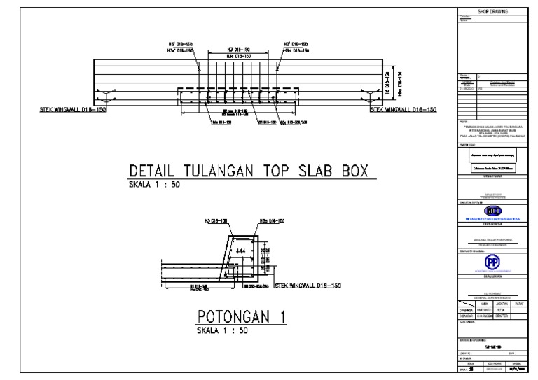 Gambar BBS Top Slab | PDF