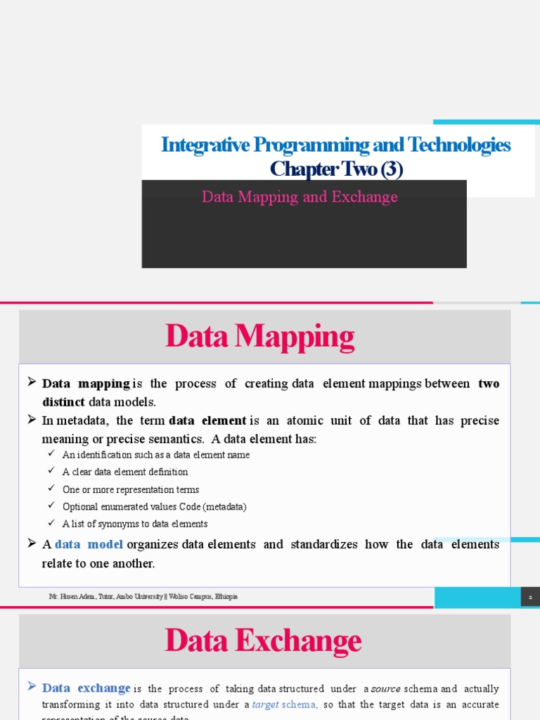 Integrative Programming and Technologies: Chapter Two | PDF | Html Element | Xml