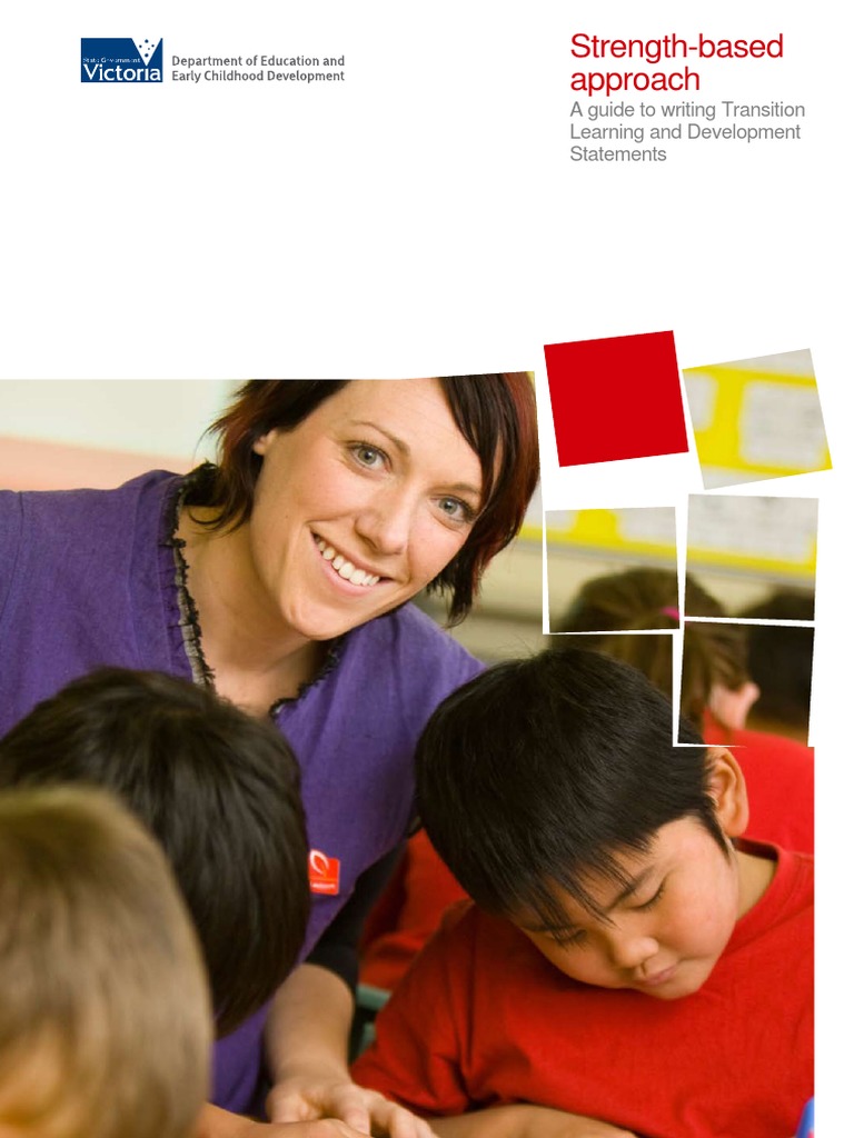 Strength-Based Approach: A Guide To Writing Transition Learning and ...