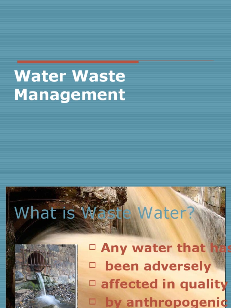 Wastewater Management Explained | PDF | Sewage Treatment | Wastewater