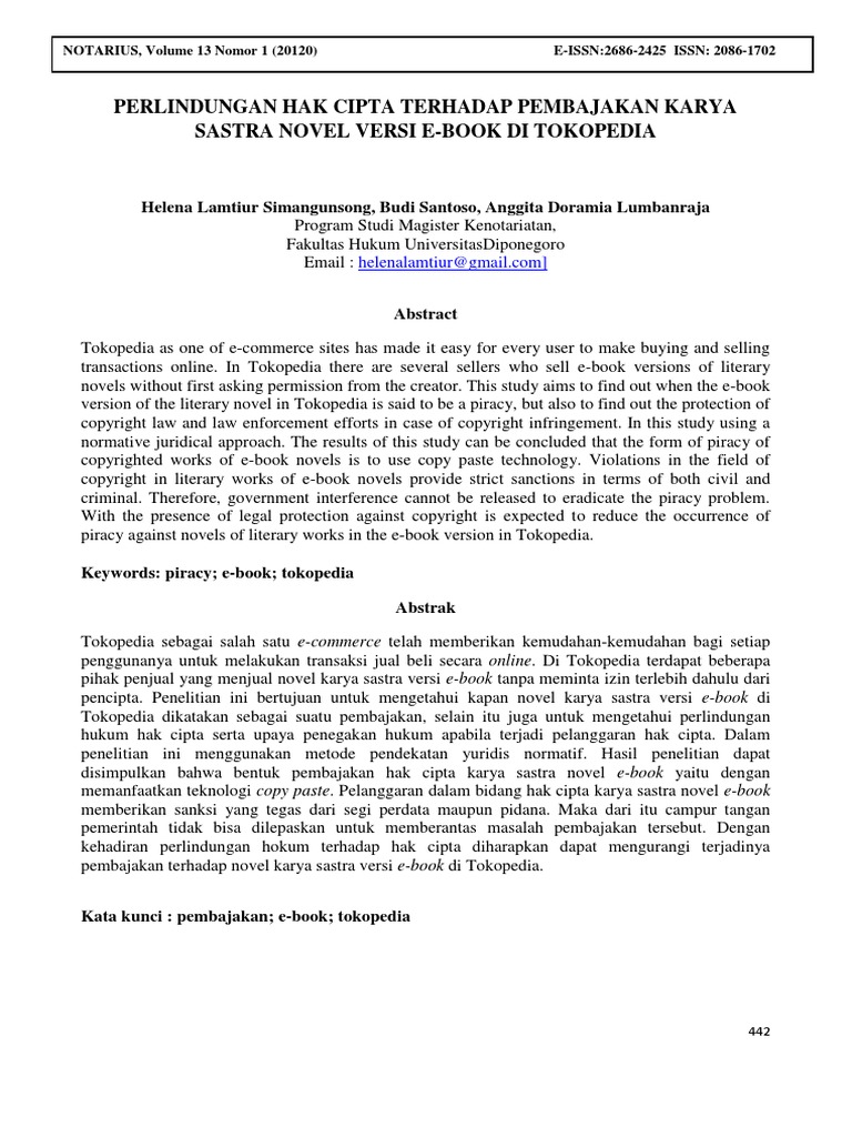 Bahan Bab4 Kasus Novel | PDF