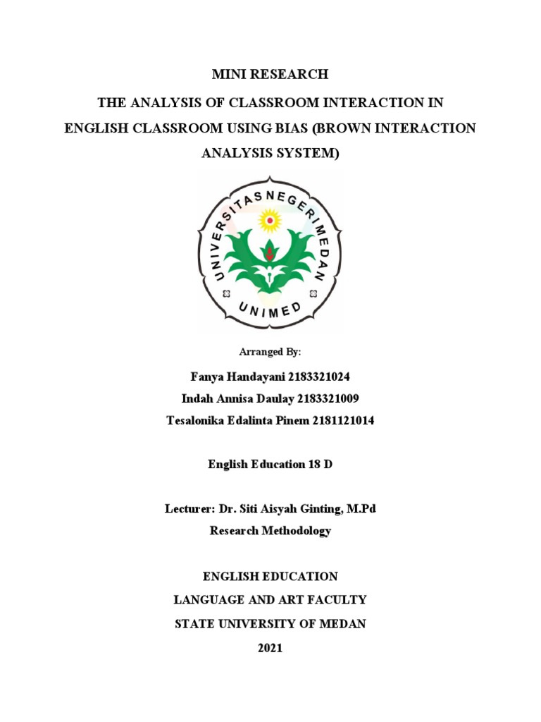 Classroom Interaction Analysis | PDF | Teachers | Classroom