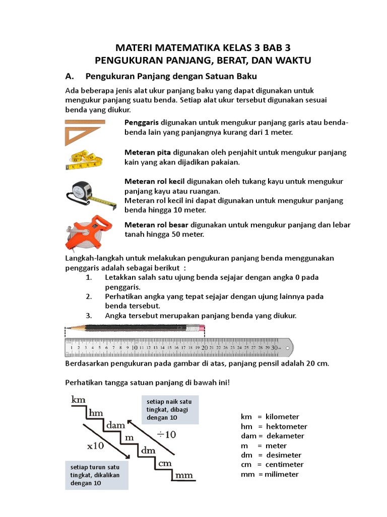 Materi Matematika Kelas 3 Bab 3 | PDF