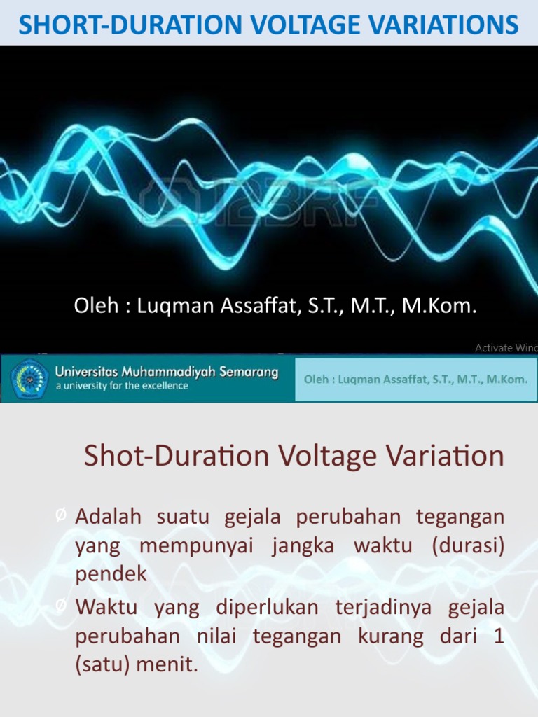 06 Short-Duration Voltage Variaions | PDF
