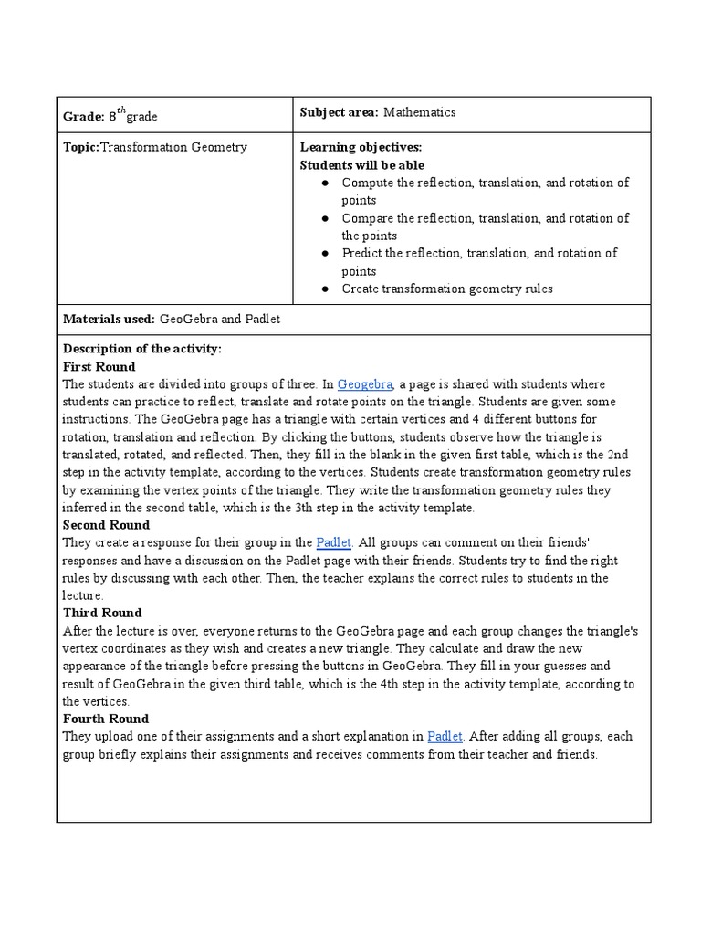 Mini Project 1 | PDF | Cartesian Coordinate System | Triangle