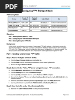 15.2.7 Packet Tracer - Logging Network Activity | PDF | File Transfer Protocol | Telecommunications
