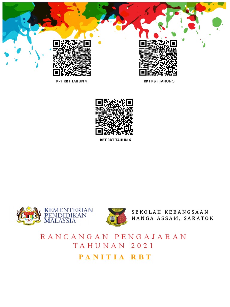 QR Code RPT RBT 2021 | PDF