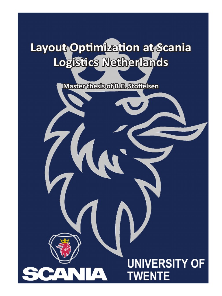 Layout Optimization at Scania Logistics Netherlands | PDF | Forklift ...