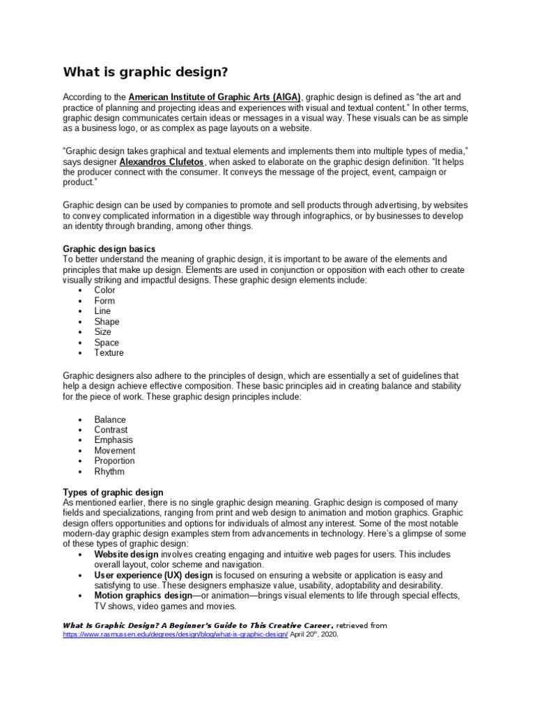 GRAPHIC DESIGN (Diseño Gráfico) - 1 | PDF | Graphic Design | Web Design