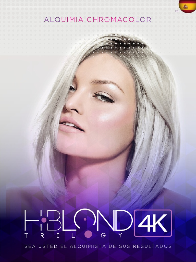 Catálogo H-Blond Trilogy 4K (ES) | PDF | Pelo | Química
