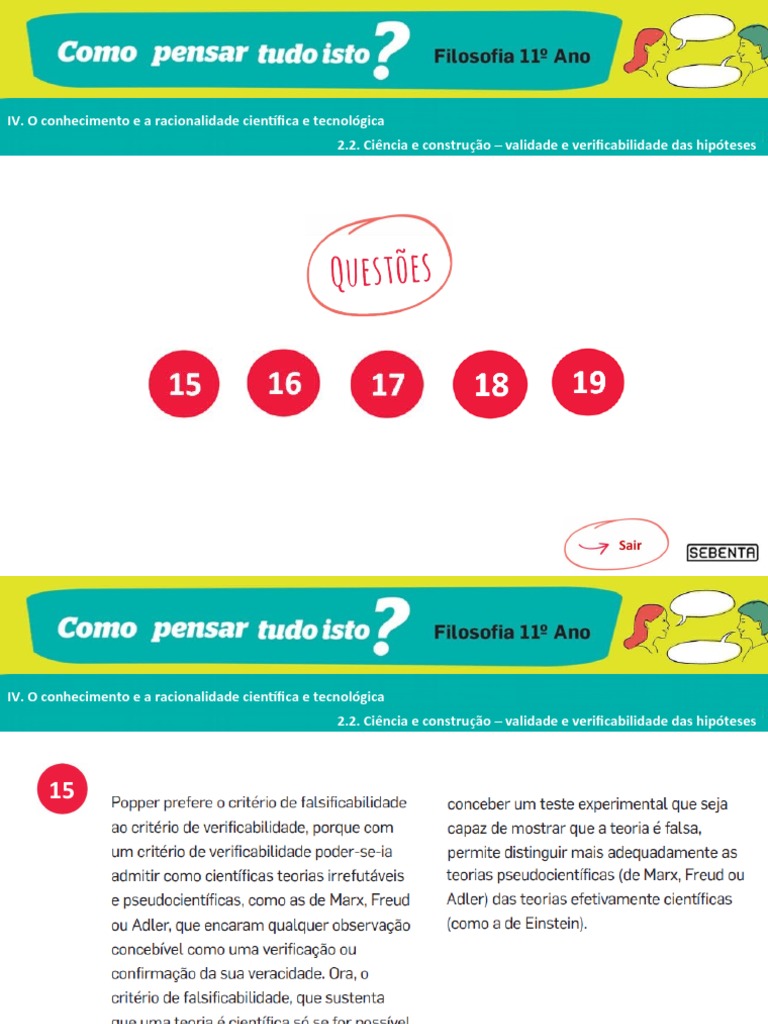 Validade e Verificabilidade Científica | PDF | Ciências Sociais