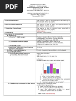 Grade 5 Detailed Lesson Plan: Line Graphs | PDF | Chart | Cartesian ...