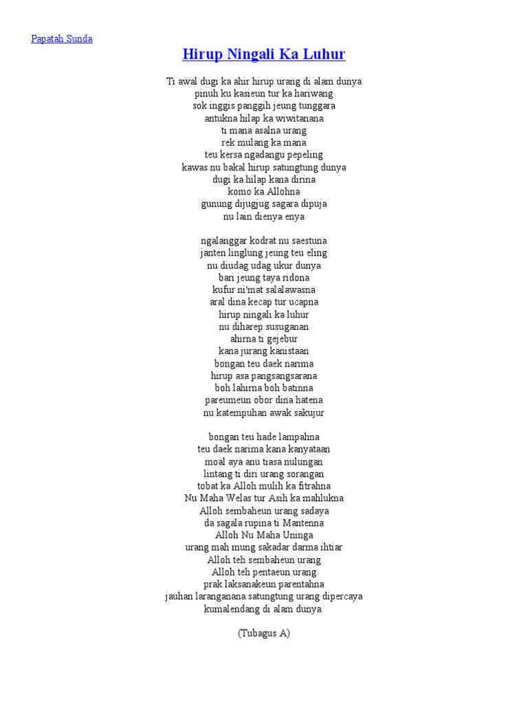 Pepeling Sunda | PDF