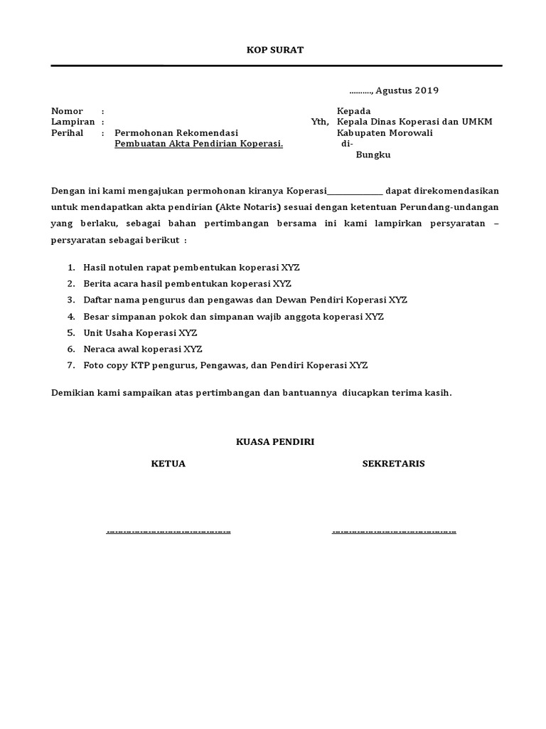 PERMOHONAN KOP - Baru A4 | PDF