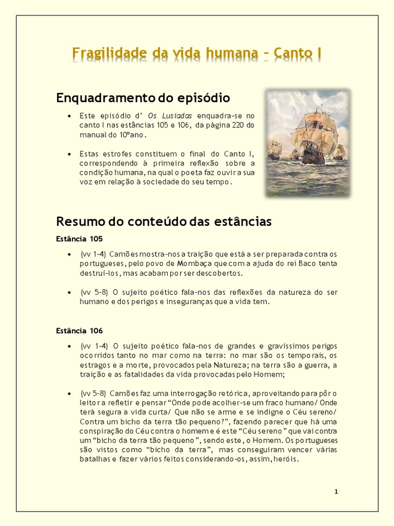 Reflexões sobre a Fragilidade da Vida | PDF | Poesia | Natureza