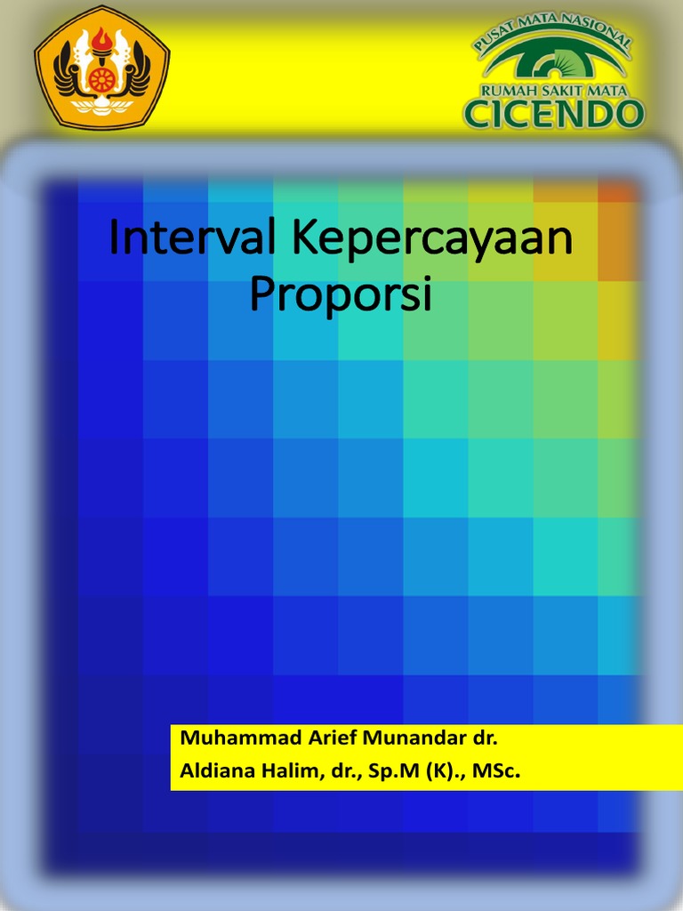 Interval Kepercayaan Proporsi - Muhammad Arief Munandar | PDF | Sains ...