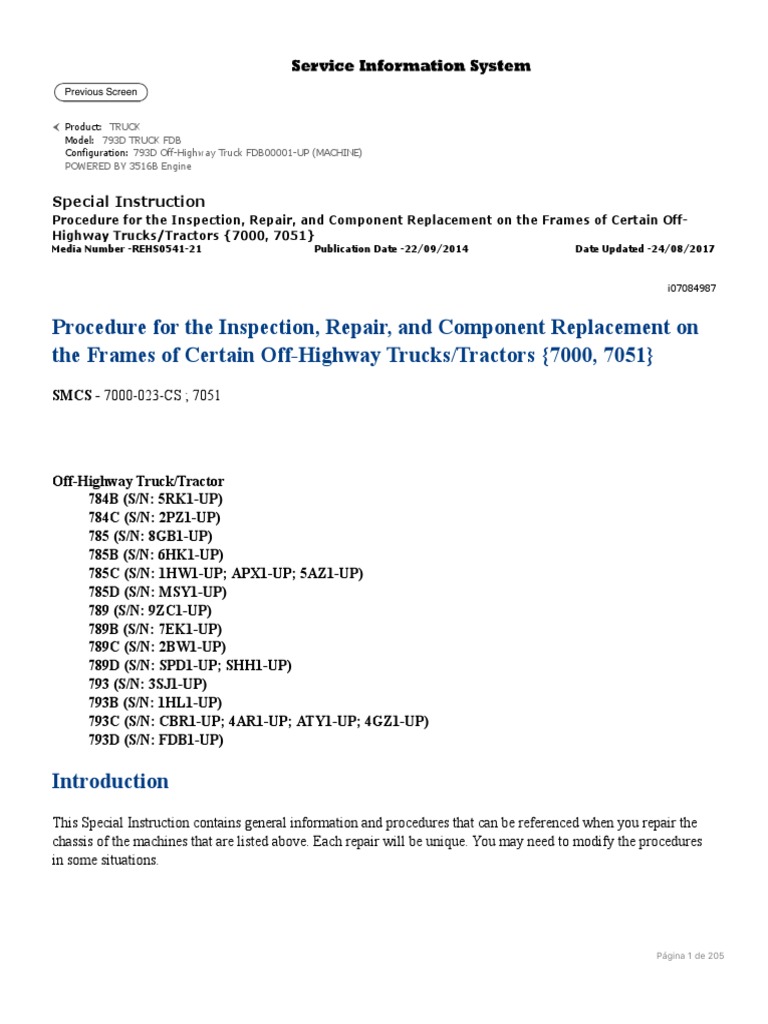 793d Off-Highway Truck Fdb00001-Up Machine Powered by 3516b ...