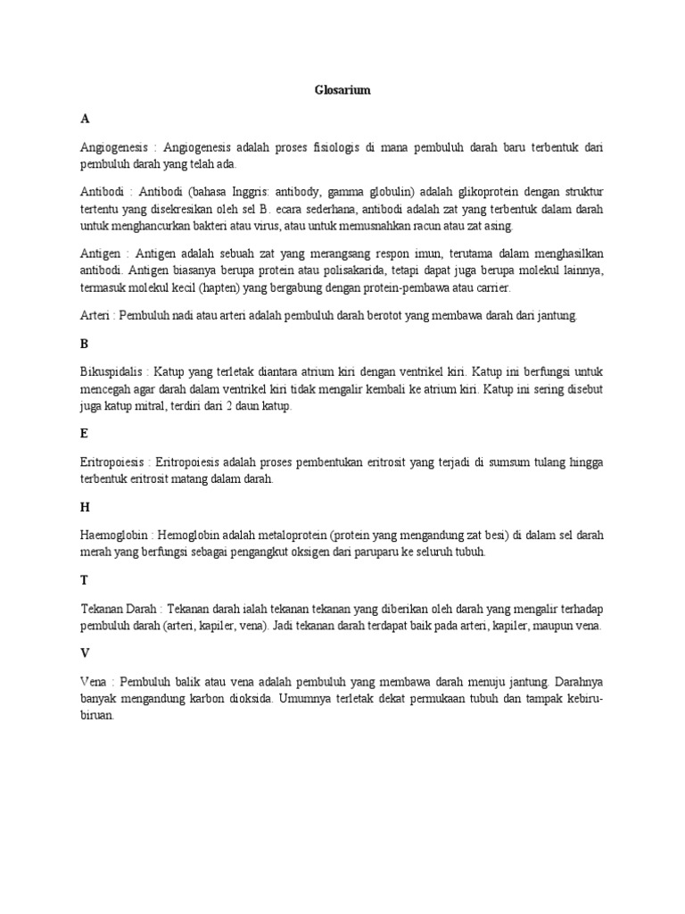 Glosarium Dan Soal | PDF