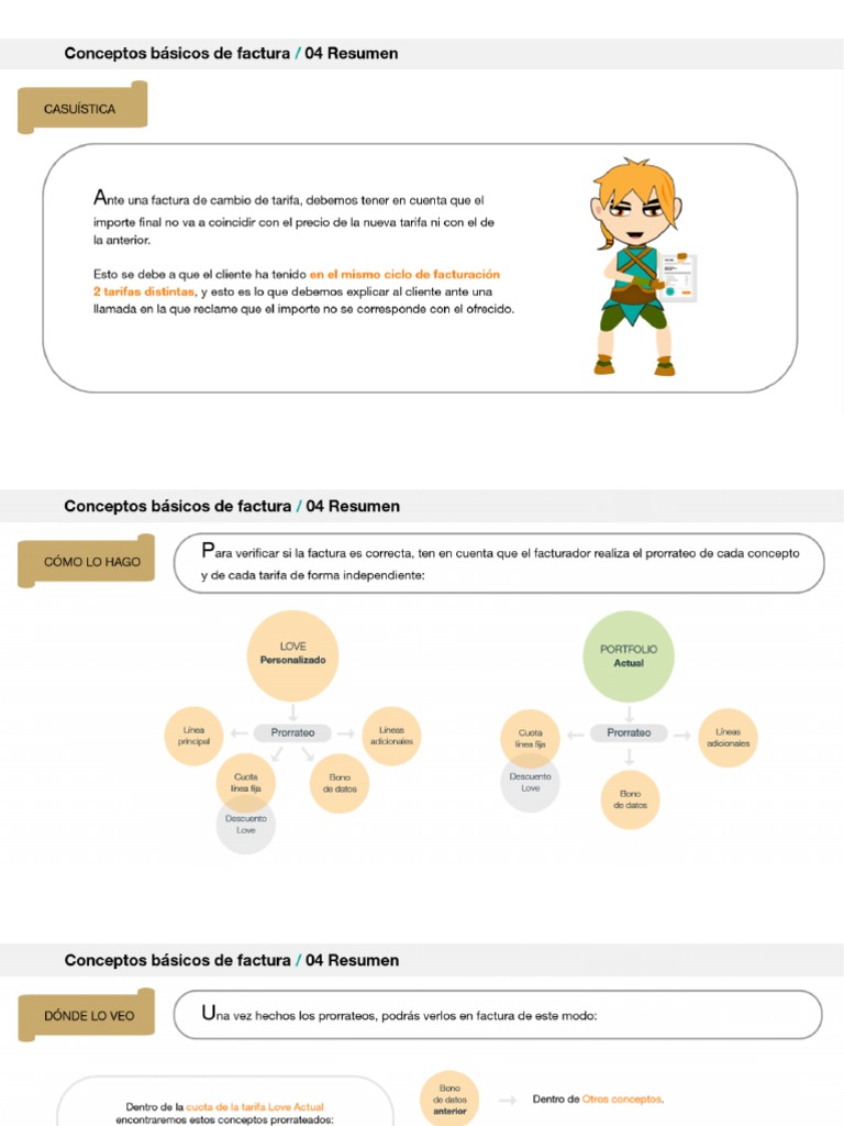 Resumen Conceptos Basicos Factura | PDF