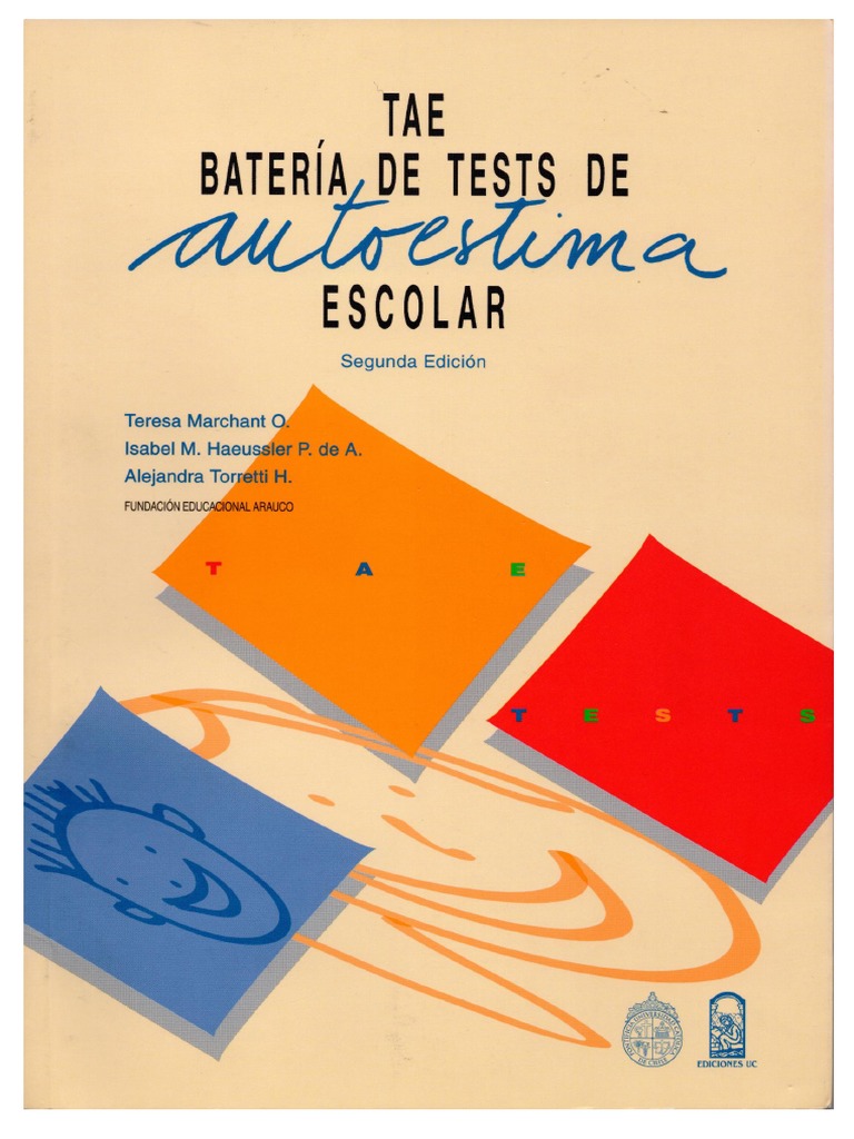 Manual Tae Test de Autoestima Escolar | PDF